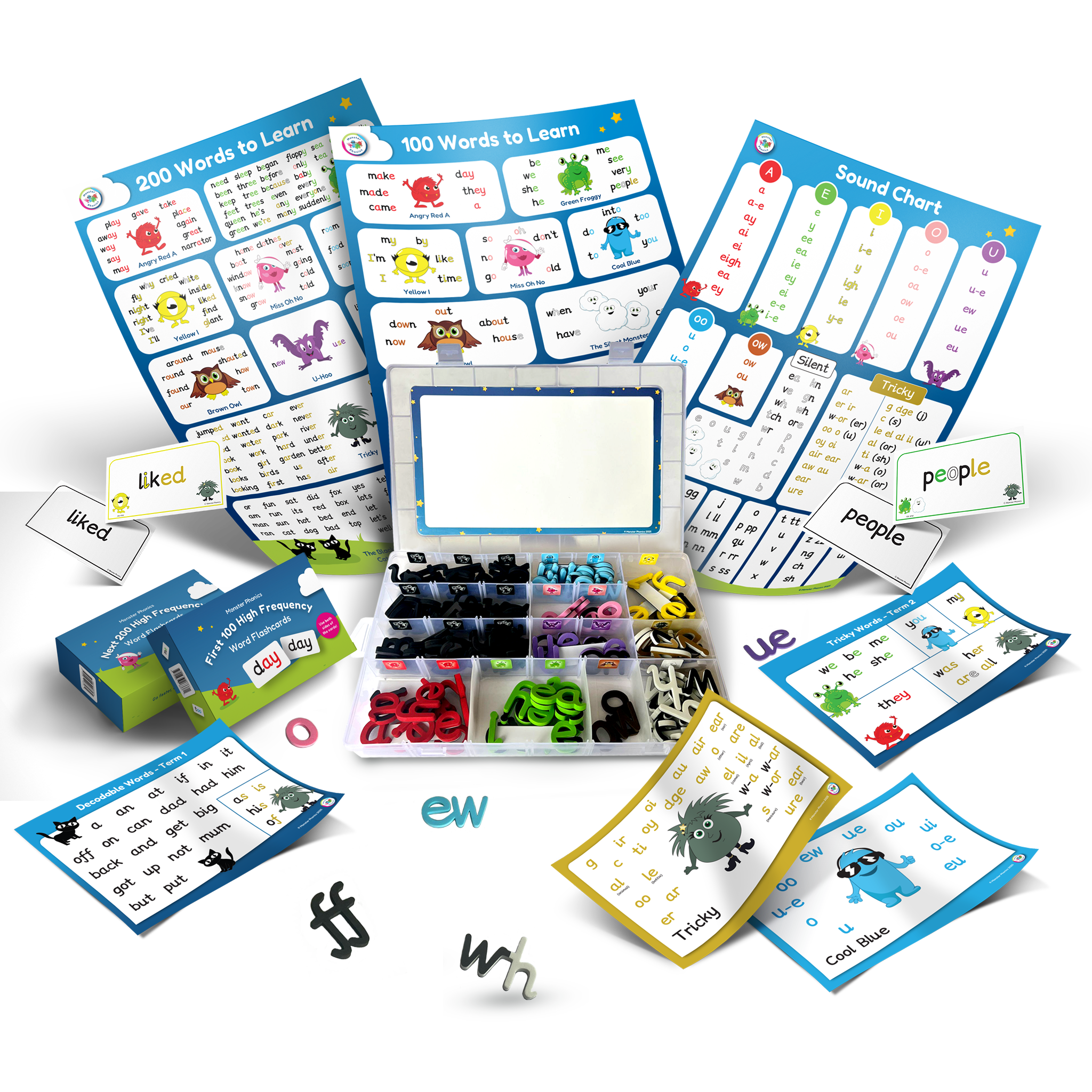Home Learning Deluxe Pack (Universal) – Monster Phonics