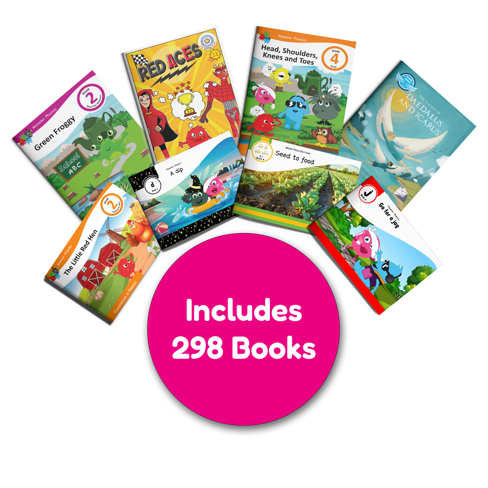 BOOK SERIES BUNDLE: Entire Monster Phonics Reading Scheme