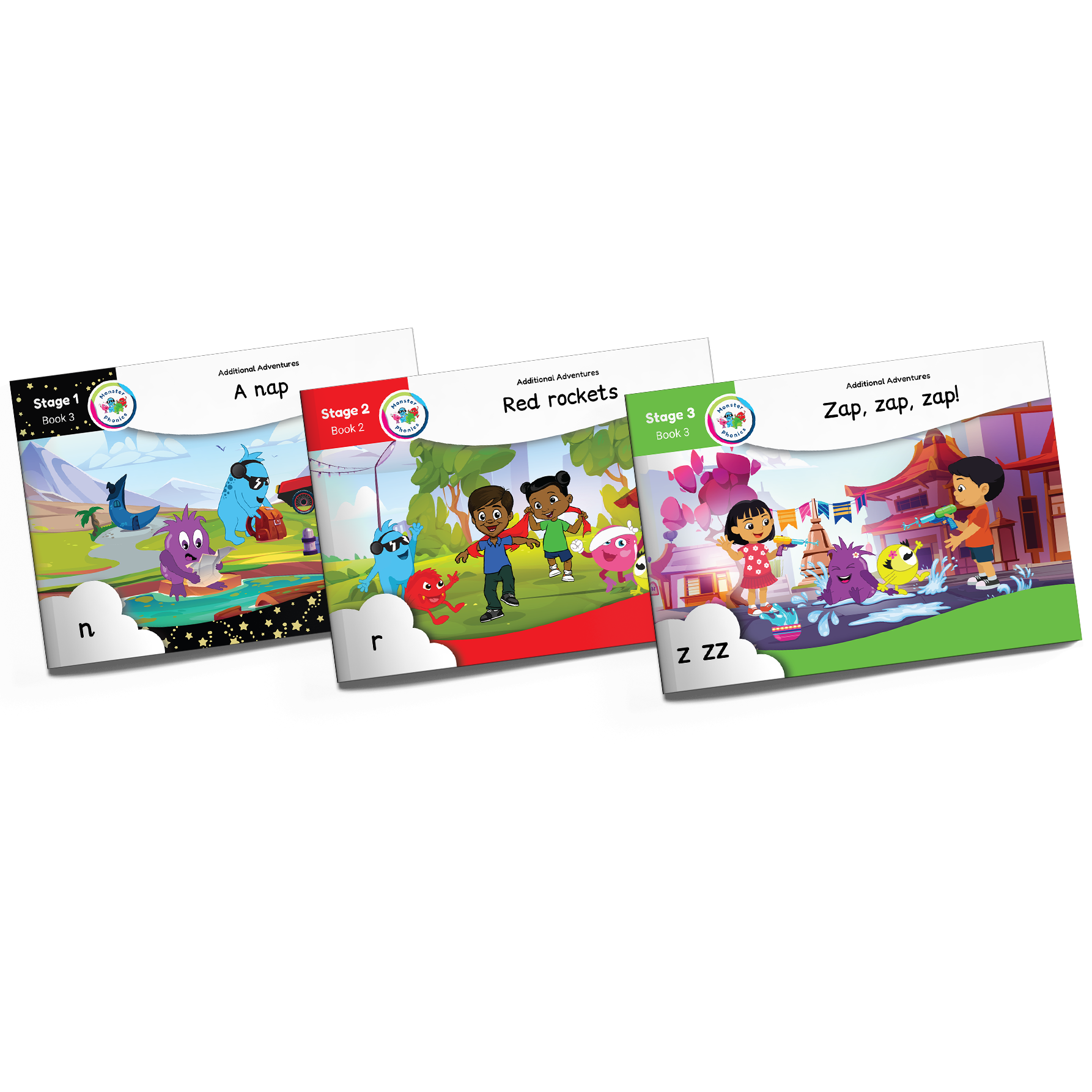 Additional Adventures Books Full Set (Universal) – Monster Phonics