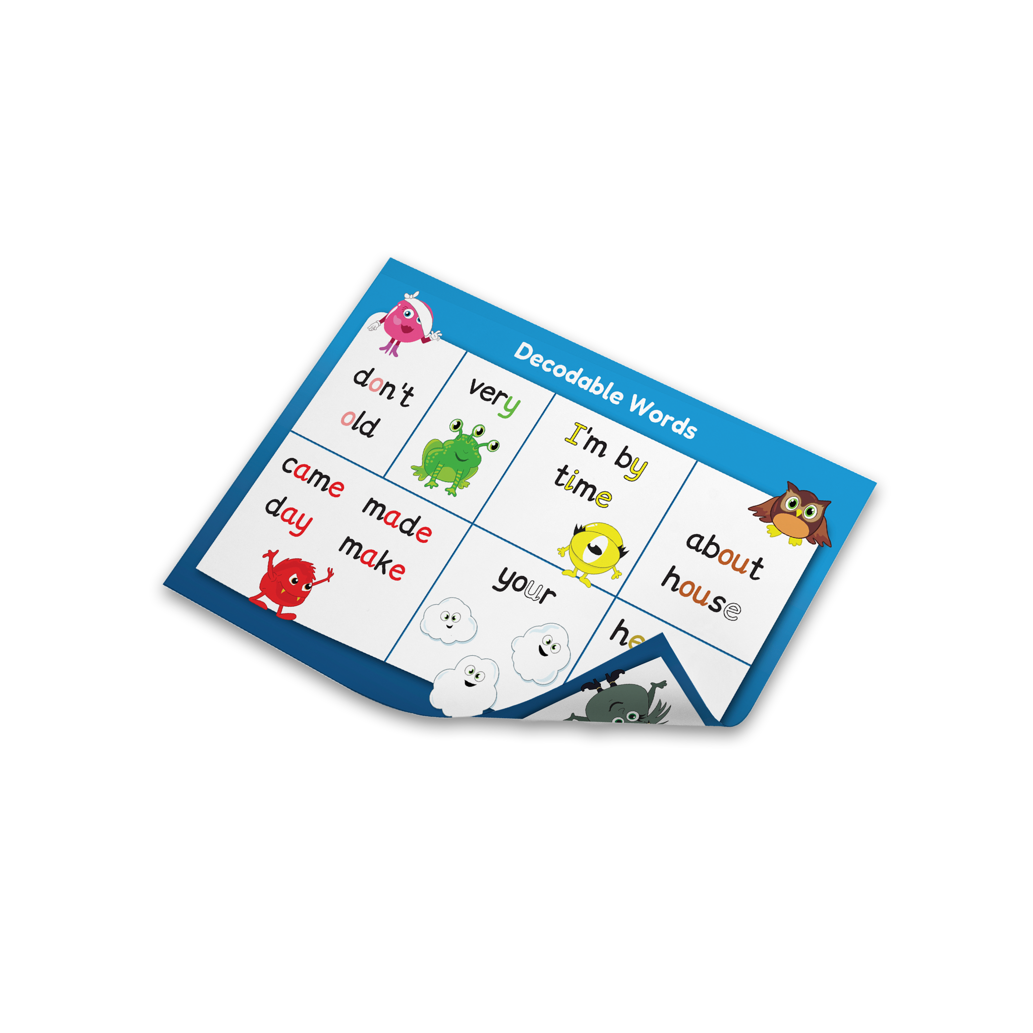 Tricky and Decodable Word Cards – 5 Sets (universal) – Monster Phonics