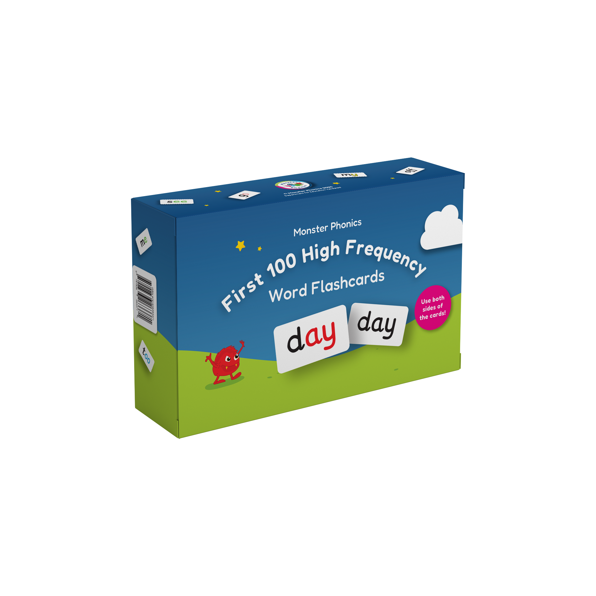 First 100 High-Frequency Word Flashcards (Universal) – Monster Phonics