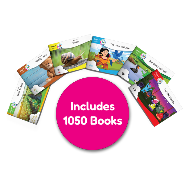 MEGA DEAL: 5 x Fiction and Non-Fiction Books (Universal) – Monster Phonics