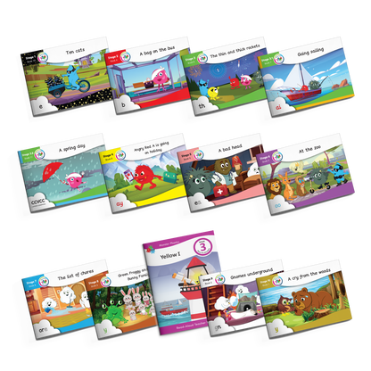 Fiction Books Full Set and Meet the Monsters (Universal) – Monster Phonics