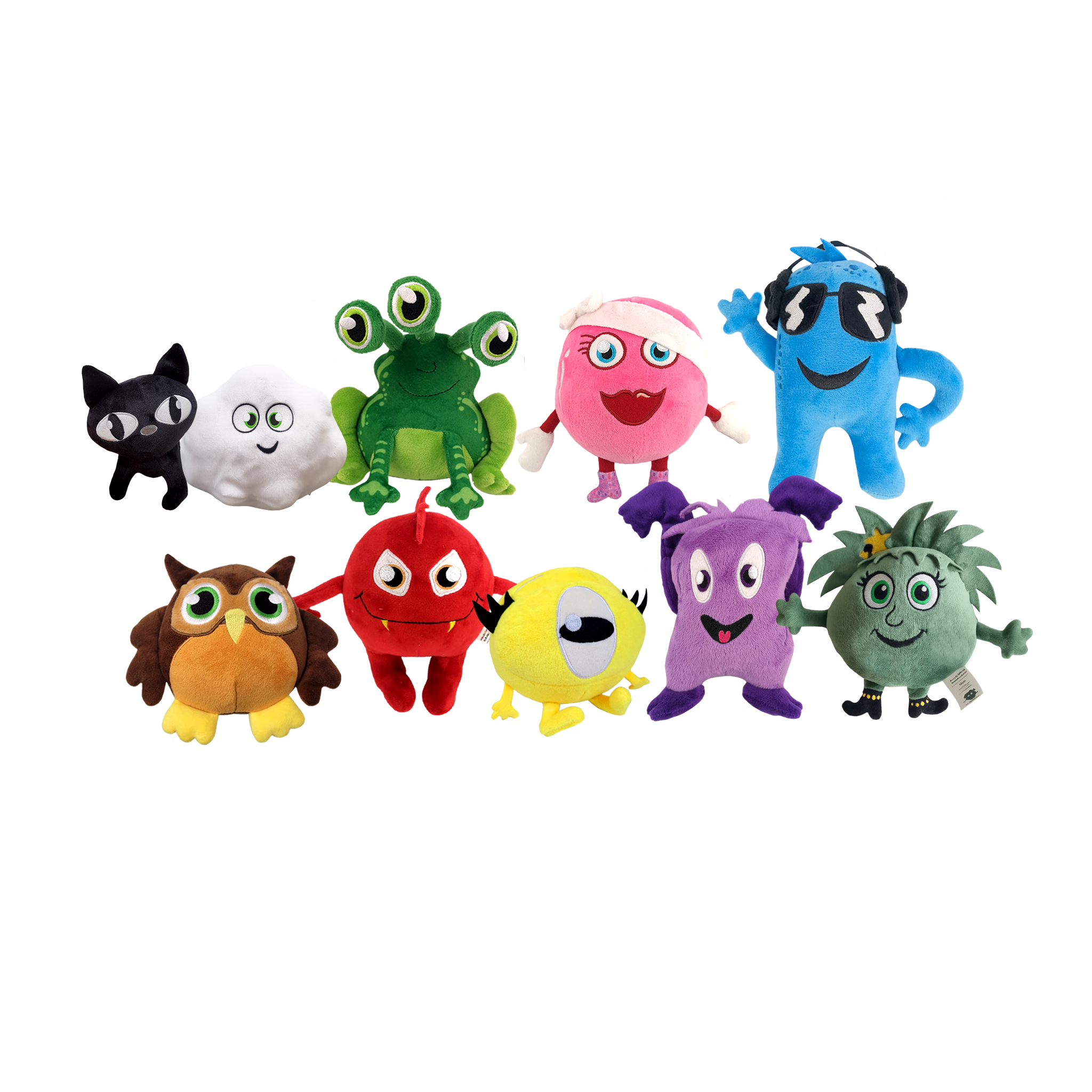 The Monsters! Set of 10 cuddly toys (Universal) – Monster Phonics